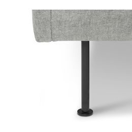 Tchibo - 3-Sitzer-Sofa - 257x95x86cm - hellgrau - Polyester / Metall
