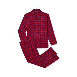Tchibo - Flanell-Pyjama - Herren - Gr. L - mehrfarbig/kariert