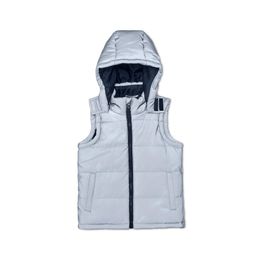 Tchibo - Reflektierende Steppweste - Baby - Gr. 86/92 - silber