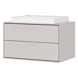 Tchibo - Waschtisch &raquo;Sovana&laquo; mit Becken - 80x50x47cm - Holz / Keramik