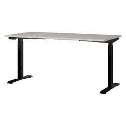 Tchibo - H&ouml;henverstellbarer Schreibtisch &raquo;Lissabon&laquo; - 160x80x120cm - schwarz - Holz / Metall