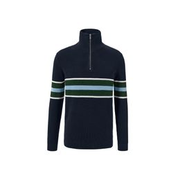 Tchibo - Troyer-Pullover - Herren - Gr. M - hellblau/gestreift
