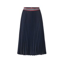 Tchibo - Plisseerock - Damen - Gr. M - dunkelblau/print