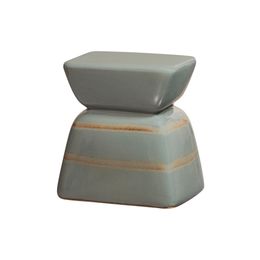 BePureHome Beistelltisch &raquo;Terra&laquo; - 33x33x45cm - t&uuml;rkis - Keramik
