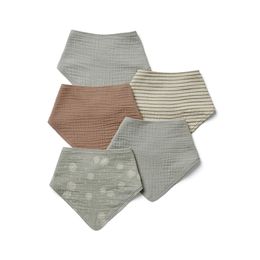 Tchibo - 5 Baby-Musselin-Halst&uuml;cher - hellbraun
