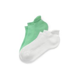 Tchibo - 2 Paar Sport-Sneakersocken - Unisex - Gr. 39-42 - hellgr&uuml;n