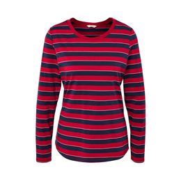 Tchibo - Langarm-Sportshirt - Damen - Gr. XS - blau/gestreift