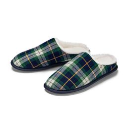 Tchibo - Hausschuhe - Unisex - Gr. 44-45 - creme/kariert