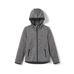 Tchibo - Kinder-Strickfleecejacke - Kinder - Gr. 122/128 - grau