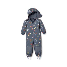 Tchibo - Kleinkind-Softshell-Einteiler - Kinder - Gr. 122/128 - dunkelblau/gebl&uuml;mt