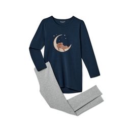 Tchibo - Kinder-Pyjama - M&auml;dchen - Gr. 170/176 - wei&szlig;/print