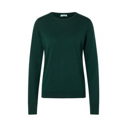 Tchibo - Merino-Feinstrickpullover - Damen - Gr. M - dunkelgr&uuml;n