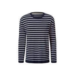 Tchibo - Pullover - Herren - Gr. L - dunkelblau/gestreift
