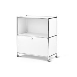 Tchibo - Sideboard &raquo;Cn3&laquo; mit Klappfach - 77x44x86cm - chrom - Stahl / Aluminium / Kunststoff