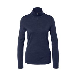 Tchibo - Funktionsshirt mit Wolle - Damen - Gr. S - dunkelblau