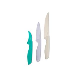 Tchibo - 3 K&uuml;chenmesser - lila