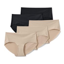 Tchibo - 5 Magic-Cut-Pantys - Damen - Gr. L - schwarz
