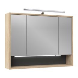 Tchibo - Spiegelschrank &raquo;Sonderby&laquo; - 80x16x64,8cm - anthrazit -