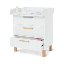 Tchibo - Wickelkommode &raquo;Leira&laquo; mit Schubladen - 80x76x101,8cm - wei&szlig; - Holz / Holz