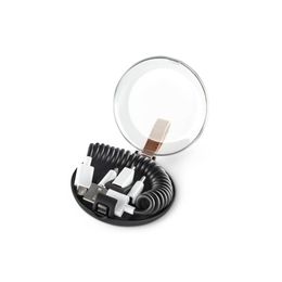 Tchibo - 6-in-1-Ladekabel mit Box - schwarz