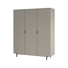 Tchibo - Kleiderschrank 3-t&uuml;rig &raquo;Tomino&laquo; - 158x54x190cm - grau - Holz