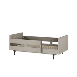 Tchibo - Kinderbett &raquo;Tomino&laquo; mit Sicherheitset f&uuml;r Juniorbett - 144x79x87cm - grau - Holz / Kiefernholz