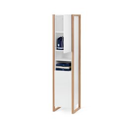 Tchibo - Bad-Hochschrank - 41x40x180cm - braun - Holz / Eschen-Massivholz
