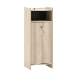 Tchibo - Highboard &raquo;Sonderby&laquo; - 40,2x33x104,2cm - silber -