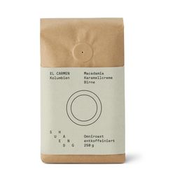 Suedhang - El Carmen Decaf Omni-Roast - 250 g Ganze Bohne - Intensit&auml;t: 3/6