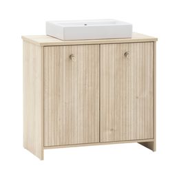 Tchibo - Waschtisch &raquo;Sonderby&laquo; - 83,2x45x89,4cm - anthrazit - Holz / Keramik / Kunststoff
