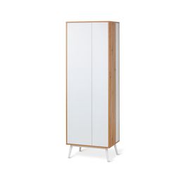 Tchibo - Mehrzweckschrank - 68,5x50x205cm - braun - Holz / Buchenholz