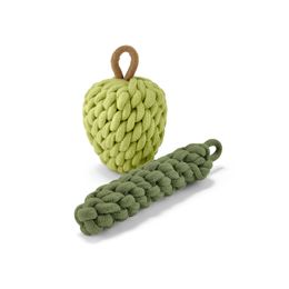 Tchibo - Hundespielzeug Apfel-Zucchini - olivgr&uuml;n