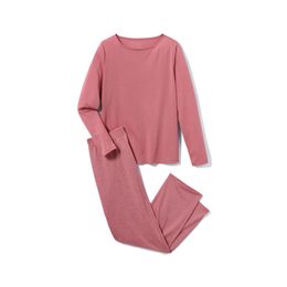 Tchibo - Jersey-Pyjama - Damen - Gr. S - braun