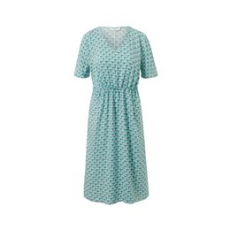Tchibo - Kleid mit Print - Damen - Gr. 44 - wei&szlig;/print