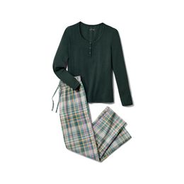 Tchibo - Pyjama - Damen - Gr. M - dunkelgr&uuml;n