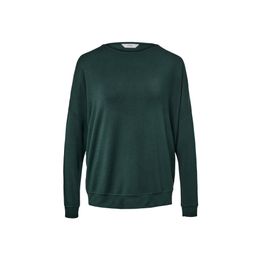 Tchibo - Homewear-Oberteil im Modal-Seide-Mix - Damen - Gr. M - dunkelgr&uuml;n