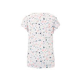 Tchibo - Kurzarmshirt - Damen - Gr. M - wei&szlig;/print