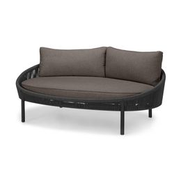 Tchibo - Daybed &raquo;Jara&laquo; mit Textilgeflecht - 182,5x81x115cm - schwarz - Aluminium / Polyethylen