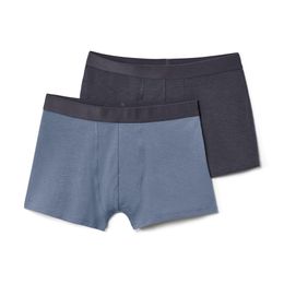 2 Slipboxer mit Tencel - Herren - Gr. M/5 - anthrazit