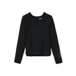 Tchibo - Kinder-Langarmshirt - M&auml;dchen - Gr. 146/152 - schwarz