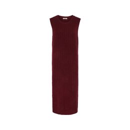 Tchibo - Geripptes Strickkleid - Damen - Gr. S - rot