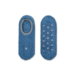 Tchibo - 2 Paar Hausschuhsocken - Damen - Gr. 39-42 - silber