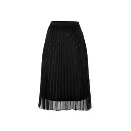 Tchibo - Plisseerock - Damen - Gr. L - schwarz/print