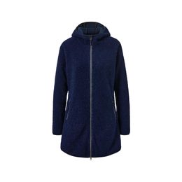 Tchibo - Kapuzen-Teddy-Mantel - Damen - Gr. L - dunkelblau