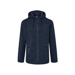 Tchibo - Strickfleece-Jacke - Herren - Gr. S - blau