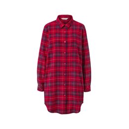 Tchibo - Flanell-Nachthemd - Damen - Gr. L - dunkelblau