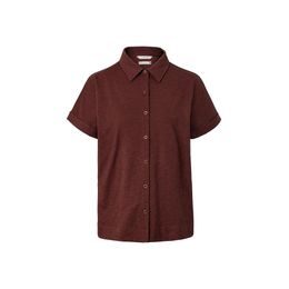 Tchibo - Blusenshirt mit Knopfleiste - Damen - Gr. L - terrakotta