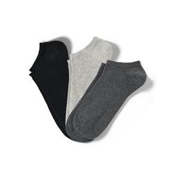 Tchibo - 3 Paar Sneakersocken - Herren - Gr. 44-46 - anthrazit