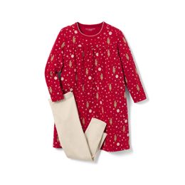 Tchibo - Kinder-Nachthemd mit Leggings - M&auml;dchen - Gr. 98/104 - beige