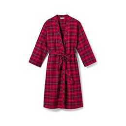 Tchibo - Flanell-Morgenmantel - Damen - Gr. M - dunkelblau/kariert